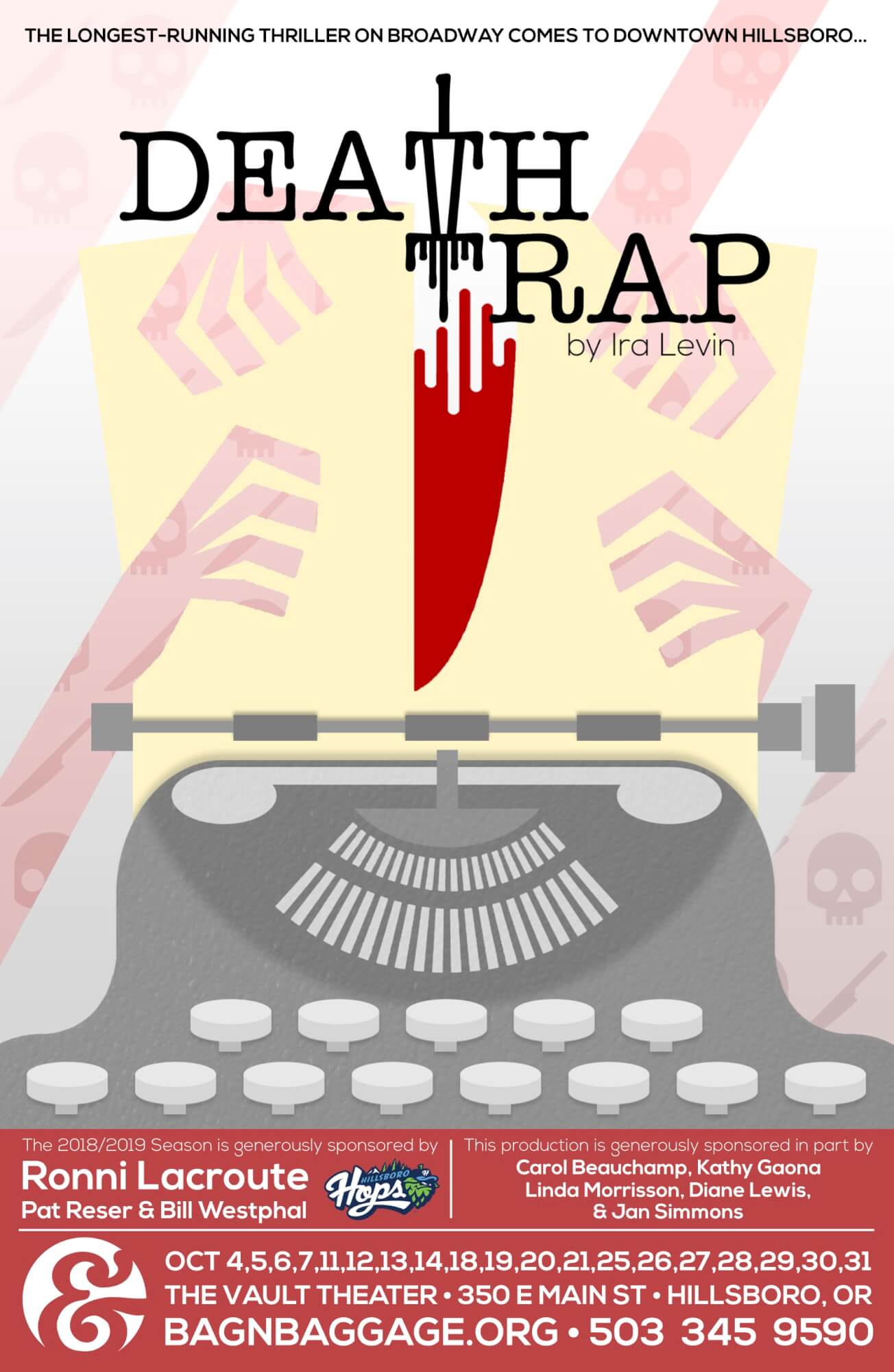 Deathtrap - Bag&Baggage Productions
